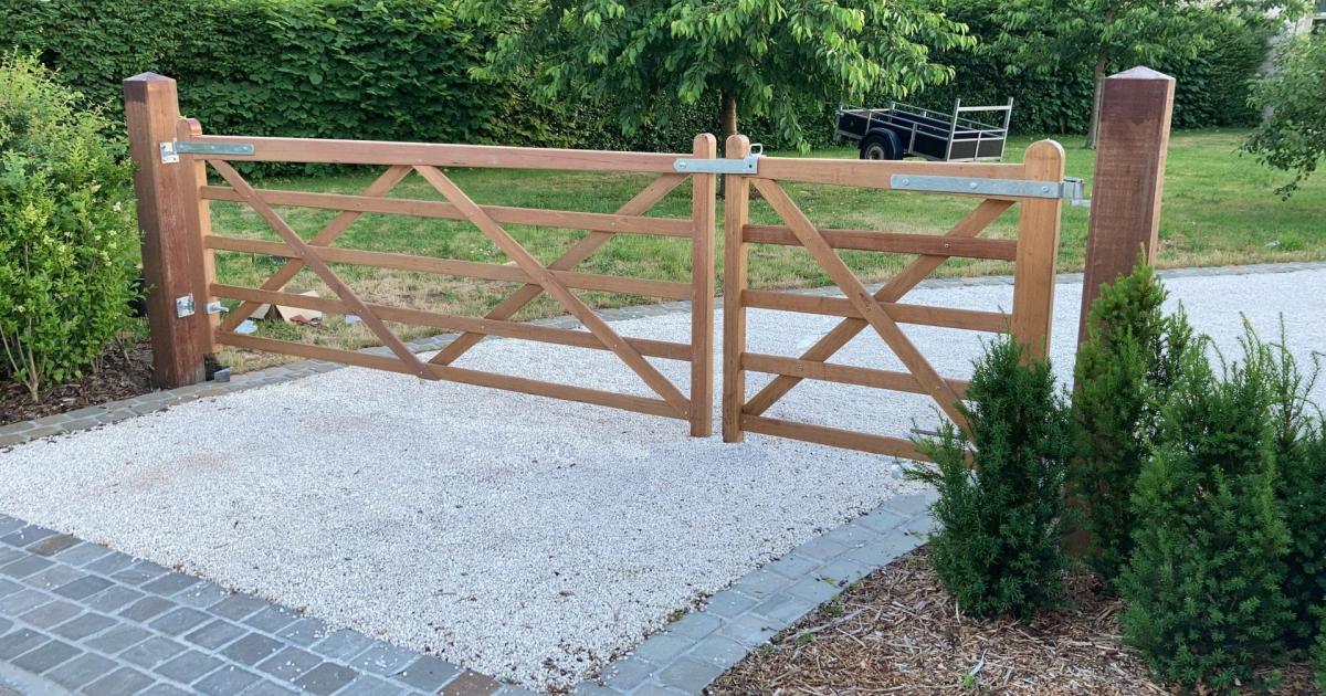 Houten tuinpoorten | The Woodhouse in Harelbeke